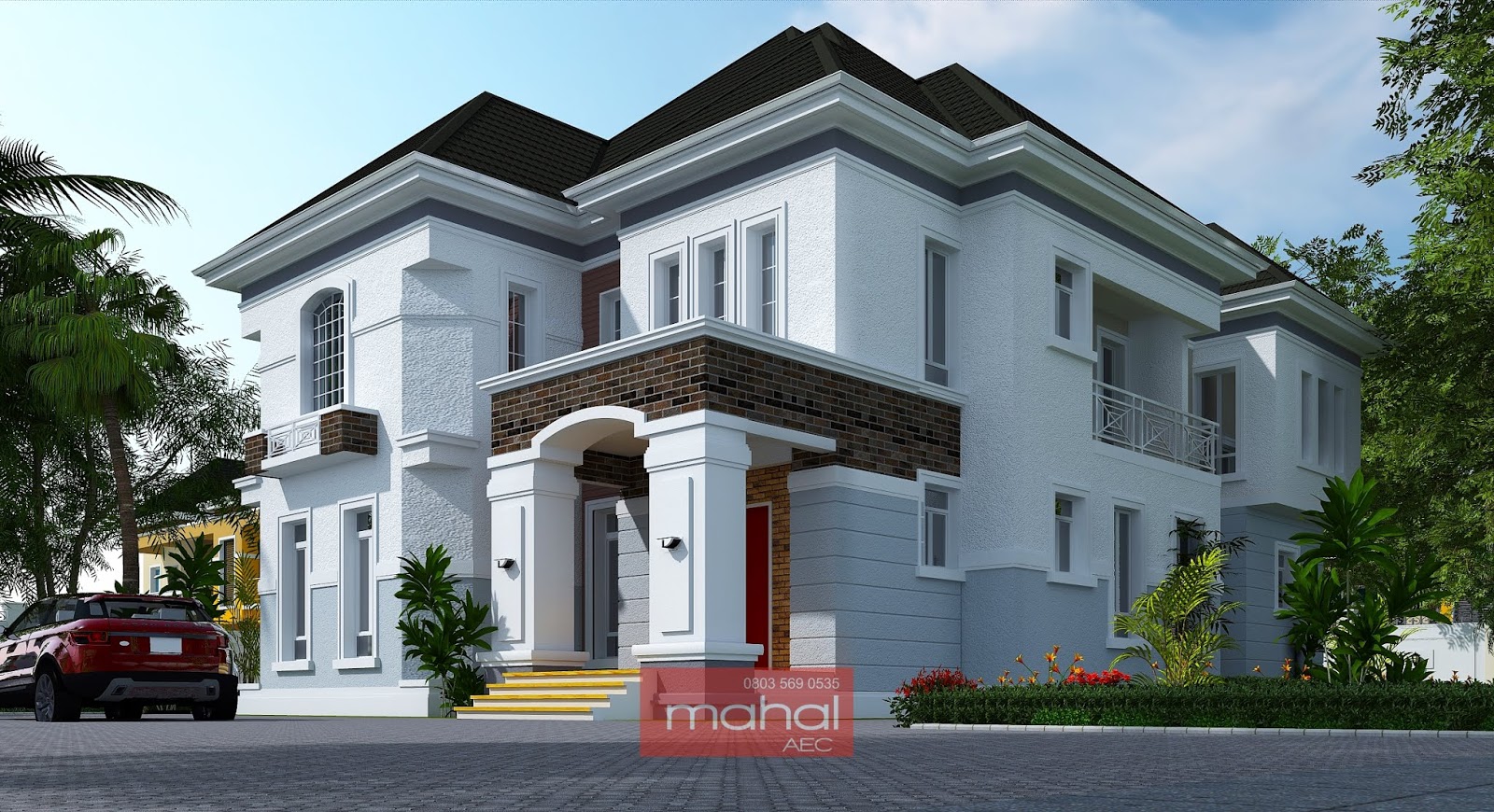 Contemporary Nigerian Residential Architecture: Onyekachi2: 5 bedroom ...