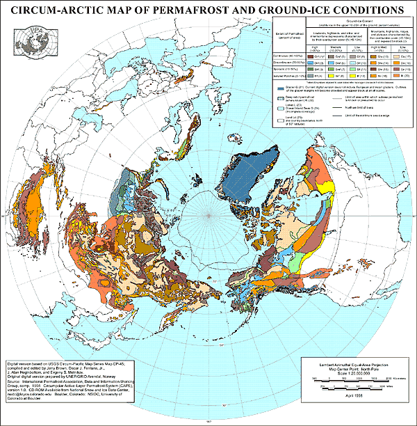 Ártico | Mapas Geográficos de Ártico