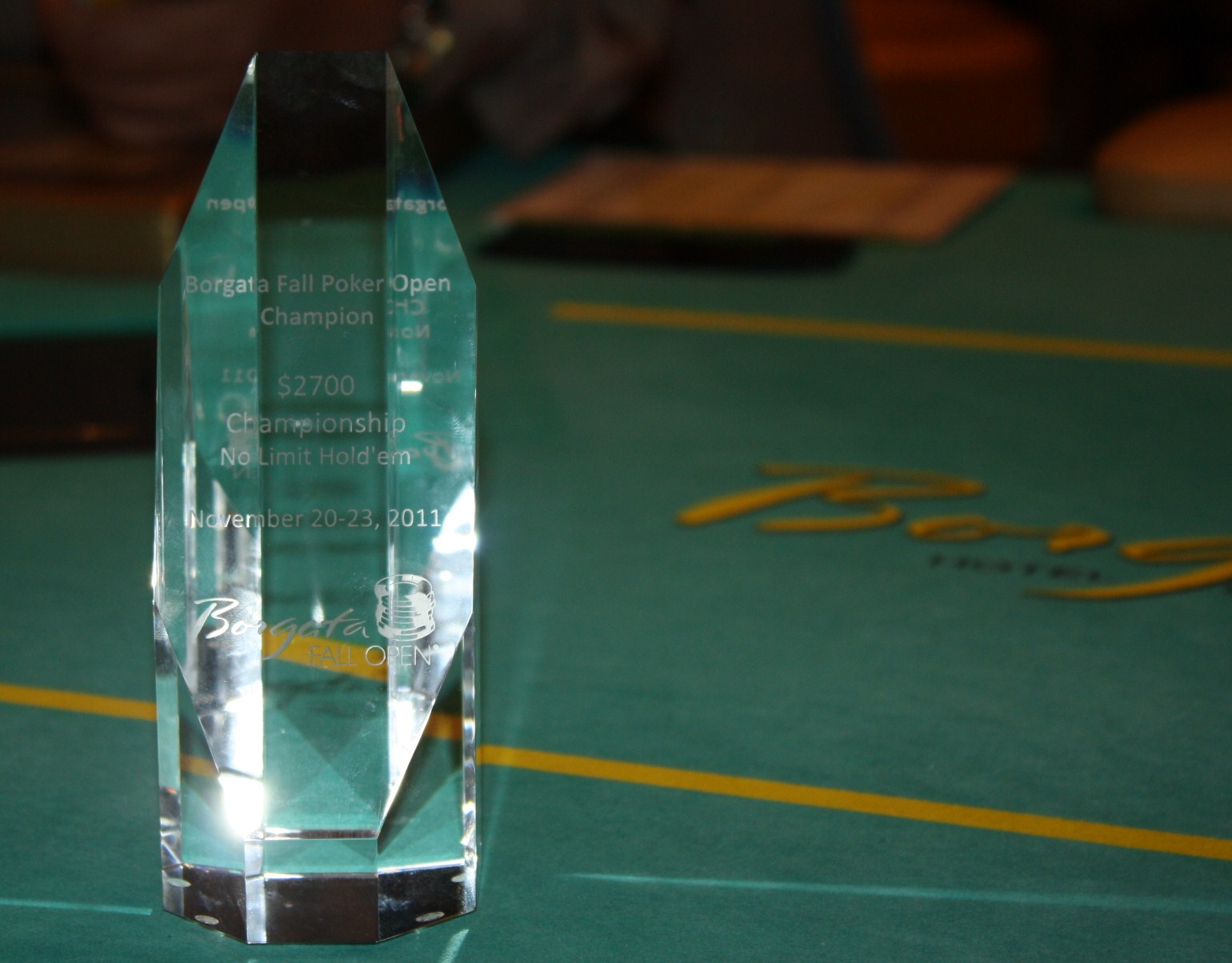 Borgata Fall Poker Open 2011: Nov 24, 2011