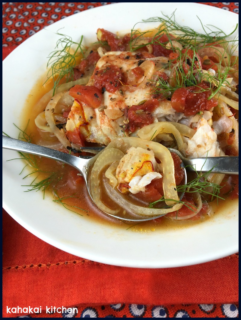Kahakai Kitchen: Onaga (Hawaiian Red Snapper) in Tomato-Fennel Broth ...