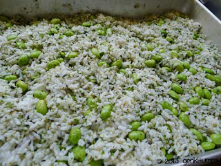 Genki Tummy: Crab and Edamame Sushi Rice