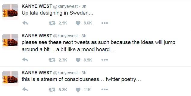 Kanye West apologizes to fans on Twitter for being 'confusing the last ...