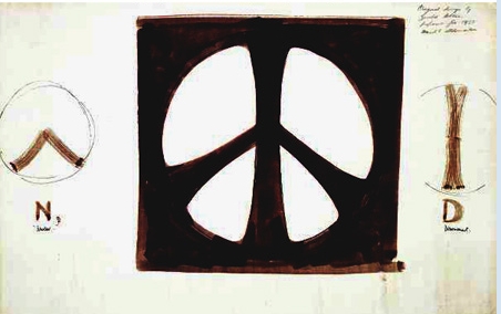 Walking Through Your Mind: The Origin of the Peace Sign