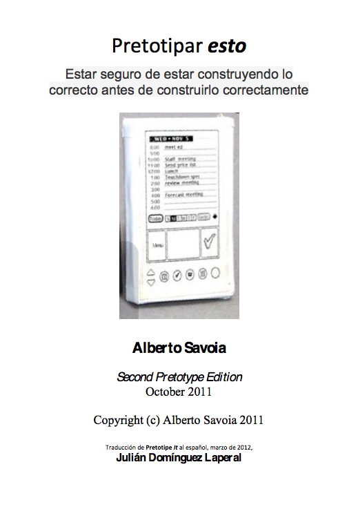 Pretotyping: Pretotipar Esto: Pretotyping goes international