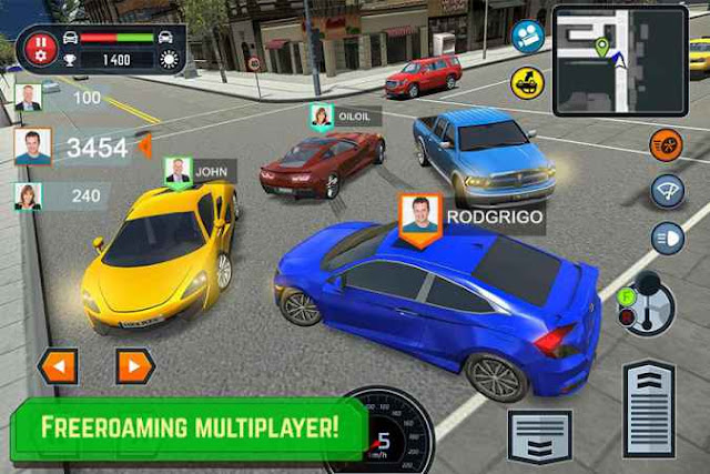 Game Belajar Mengemudi Android Car Driving School Simulator MOD APK