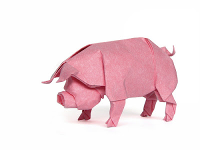 toy pigs origami ~ origami instructions art and craft ideas