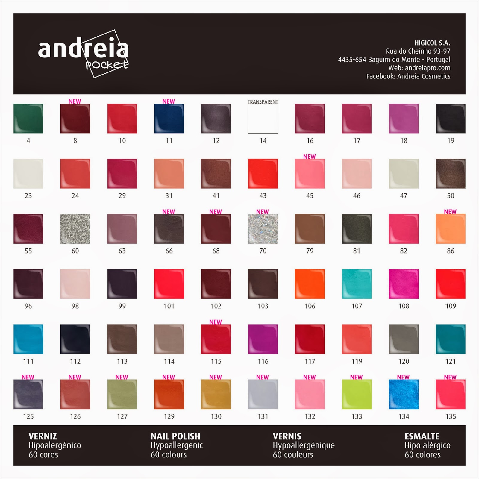 Grandes Novidades da marca Andreia‏ - Belezas da Di