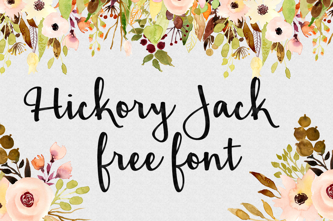 DLOLLEYS HELP: Hickory Jack Free Font