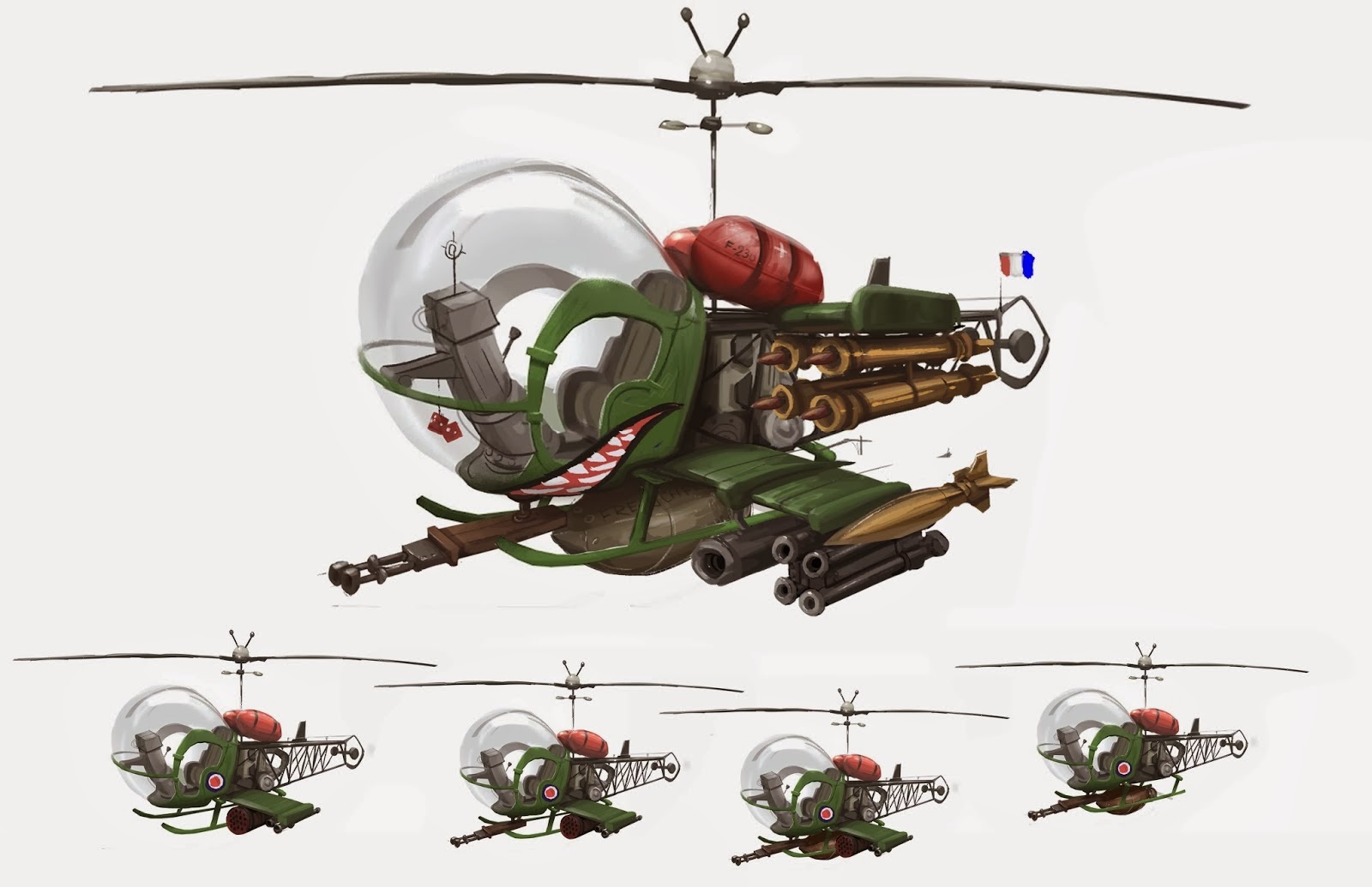 Ram's Horn: Model Sheets