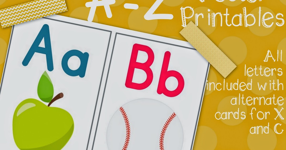 Plain and Simple Primary: A-Z Posters