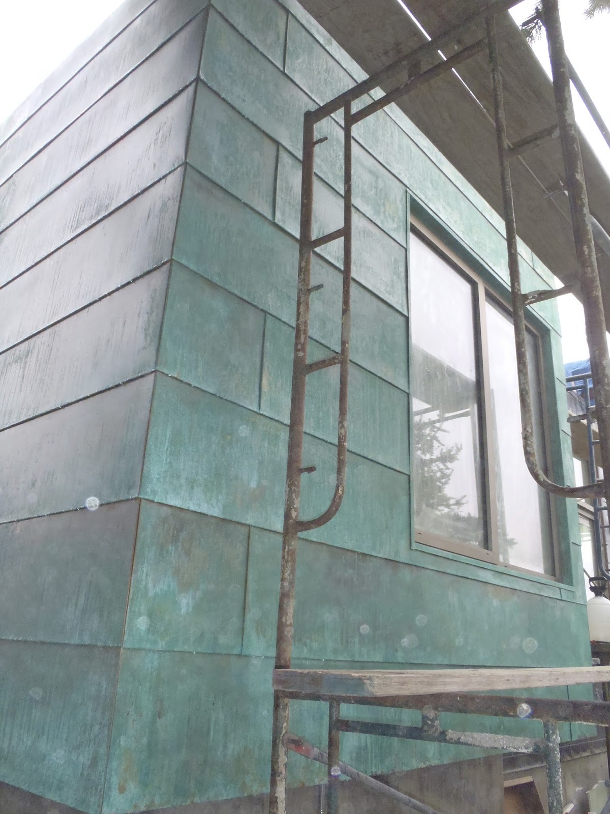 O'Connor Sheetmetal: Custom copper siding panels