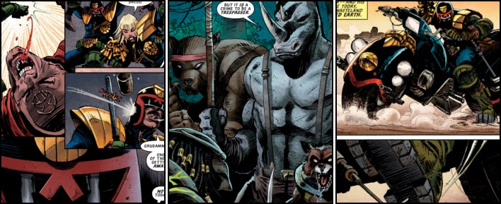 The Brown Bag: Predator Vs. Judge Dredd Vs. Aliens #1 - Dark Horse Comics