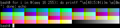 端末の256色と24bitカラー(1677万色)の対応と設定・色指定 - kakurasan