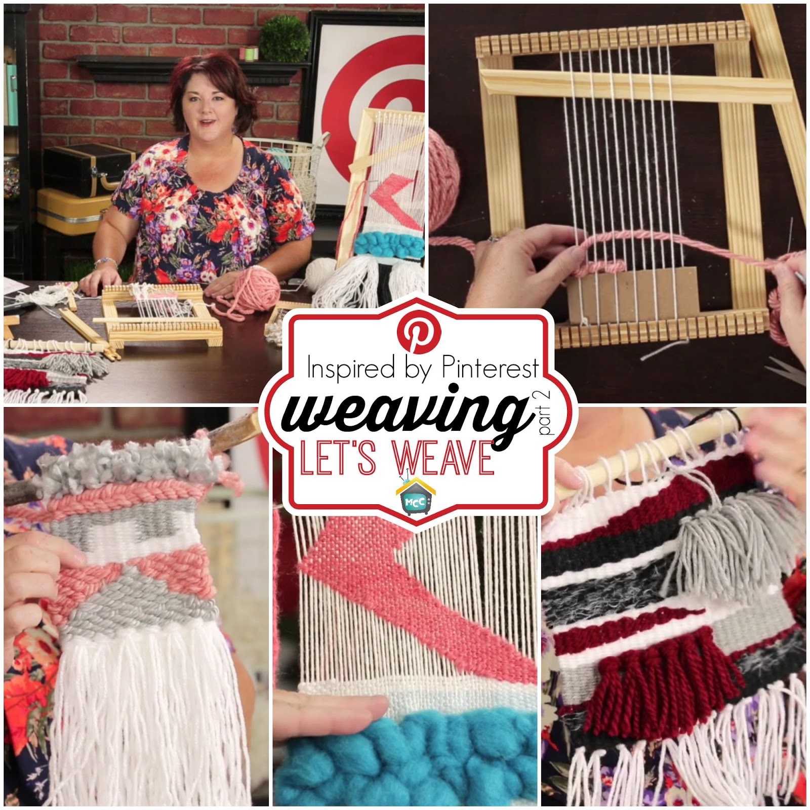 Allred Design Blog: Inspired by Pinterest: Weaving Part 2 - Let's Weave