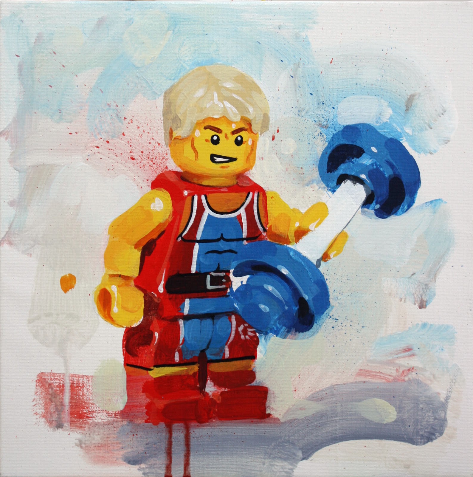 View from the Studio: Lego Minifigure - Olympic Weightlifter