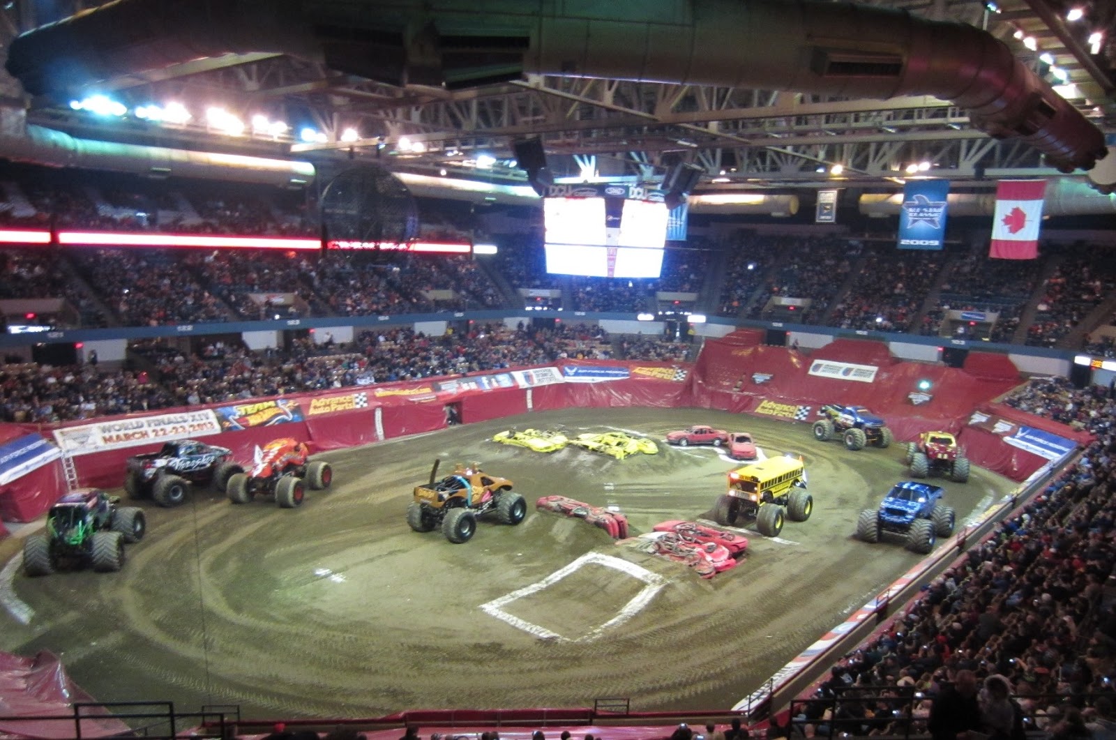 Evan and Lauren's Cool Blog: 2/17/13: Monster Jam Pit Party and Show at ...