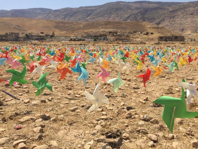 kurdistanart: Land art project in Shangal titled "Some Day I Was A ...
