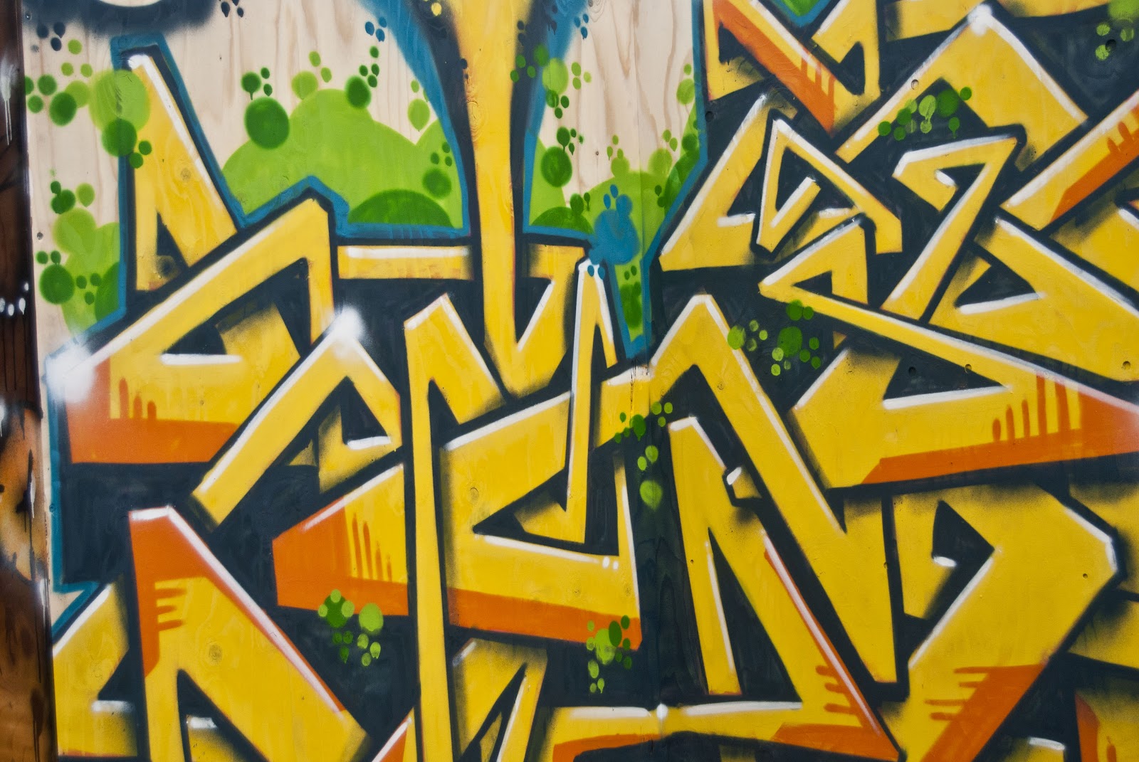 graphic stuff by Rikuhoo: one line - graffiti