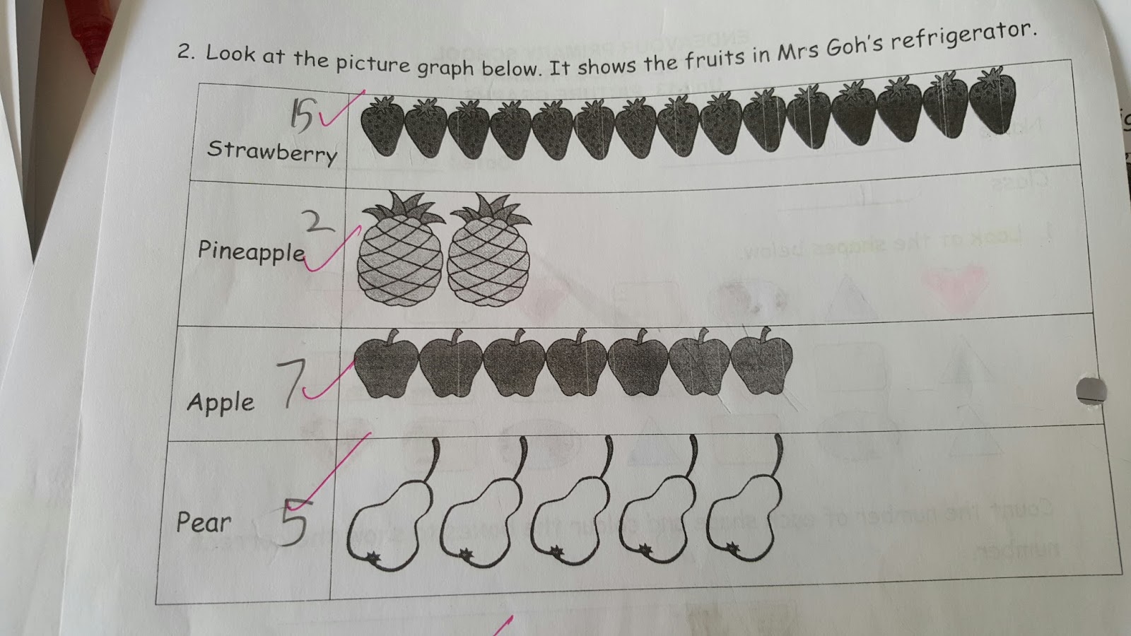 1E Class Blog (2016): Picture Graphs