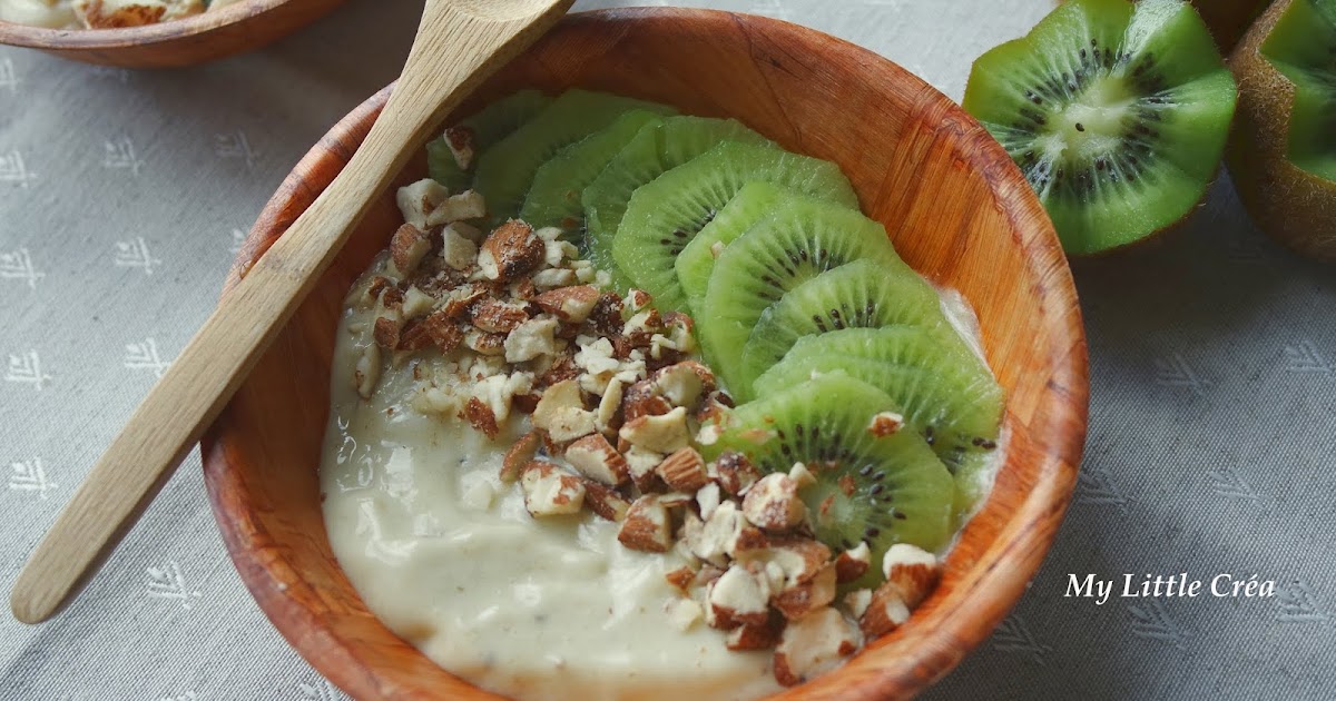 Smoothie Bowl Banane, Kiwi et amandes #rechargerlesbatteries