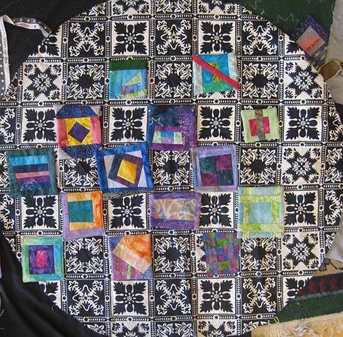 Gefilte Quilt: Improv Batik Scrap Relaxation Tutorial - Part I
