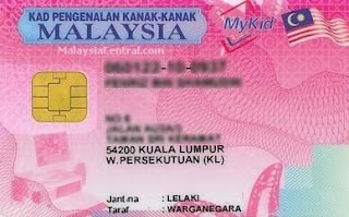 Mykad Malaysia Identity Card (IC) Info: MyKid – Identity card of ...