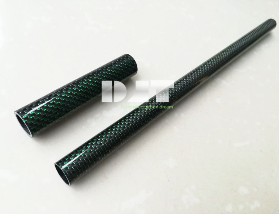 DJT Carbon Co.,Ltd: Colored Reflective Metallic Carbon Fiber Tube Red ...