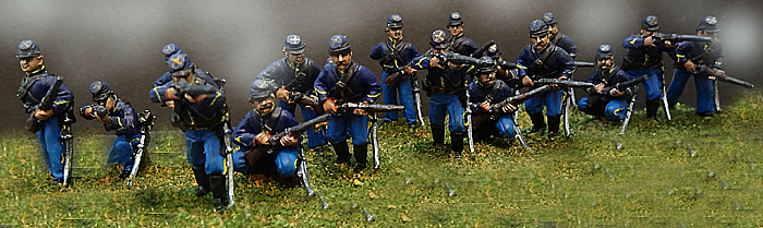 Land of the Lead: ACW 28mm YANKEE DISMOUNTED CAVALRY