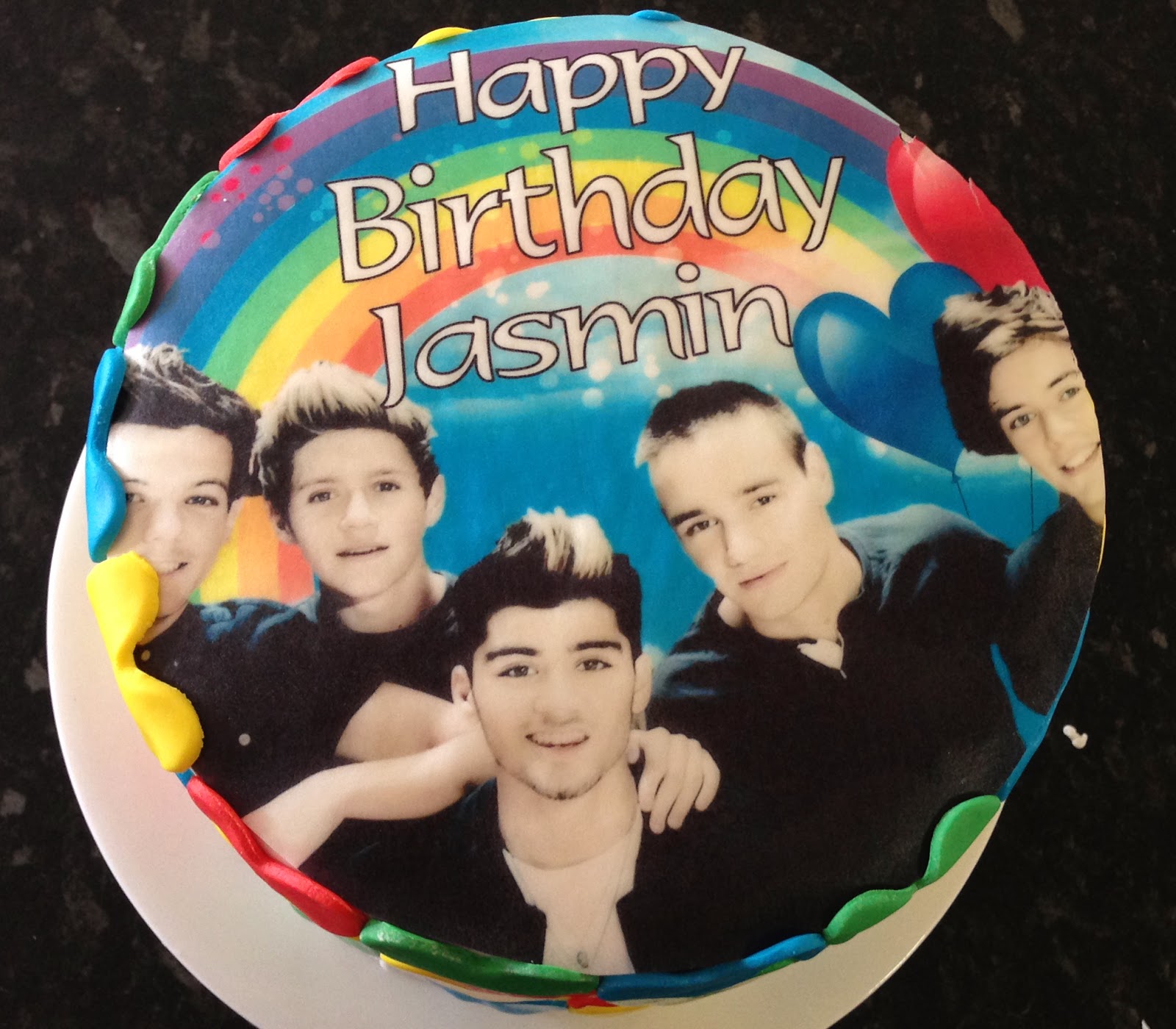 Stella+Olive: [CAKE] DIY One Direction chocolate mud cake with ganache ...