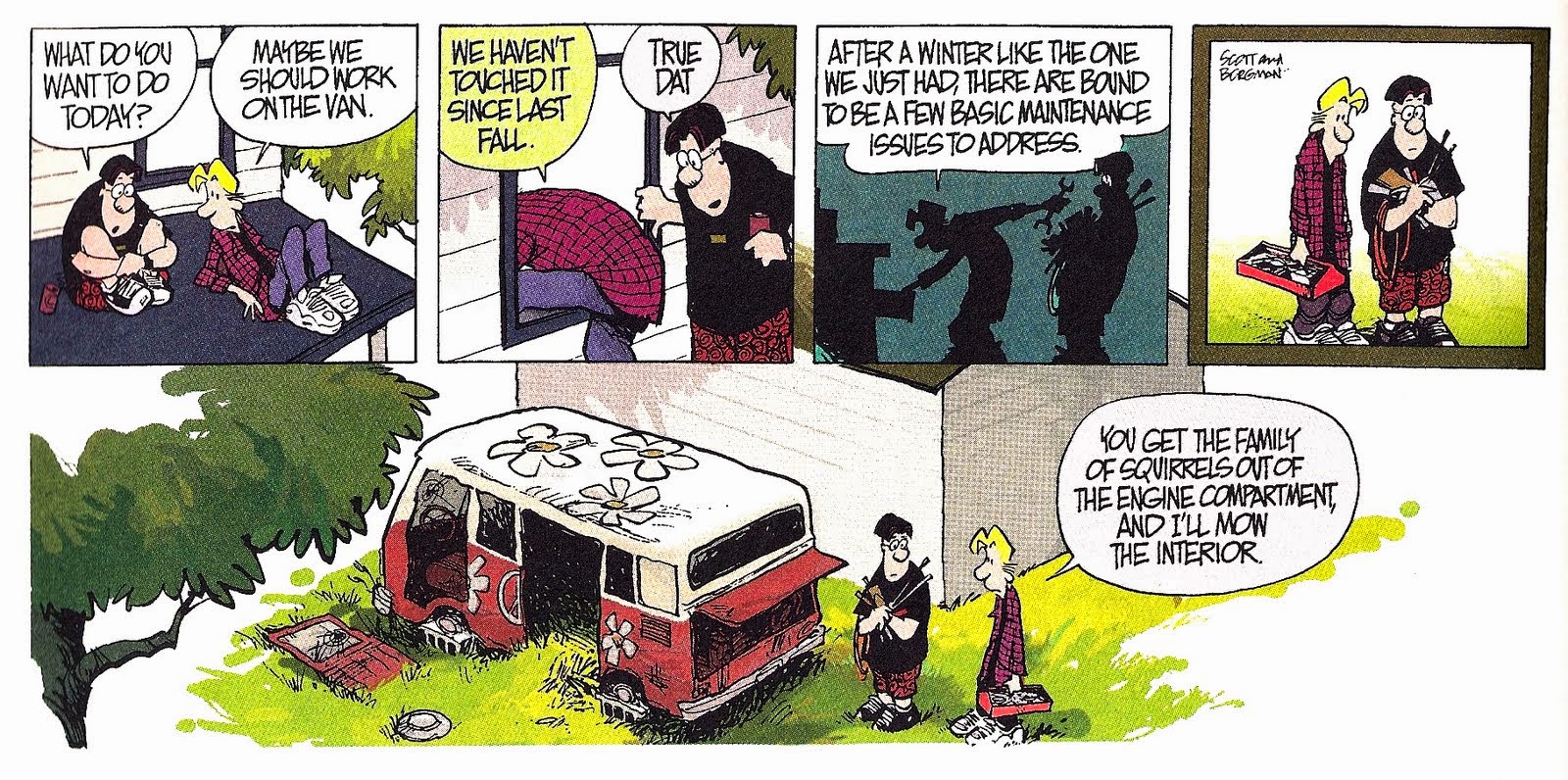 My VW Bus: Futurama and Zits VW crossover.