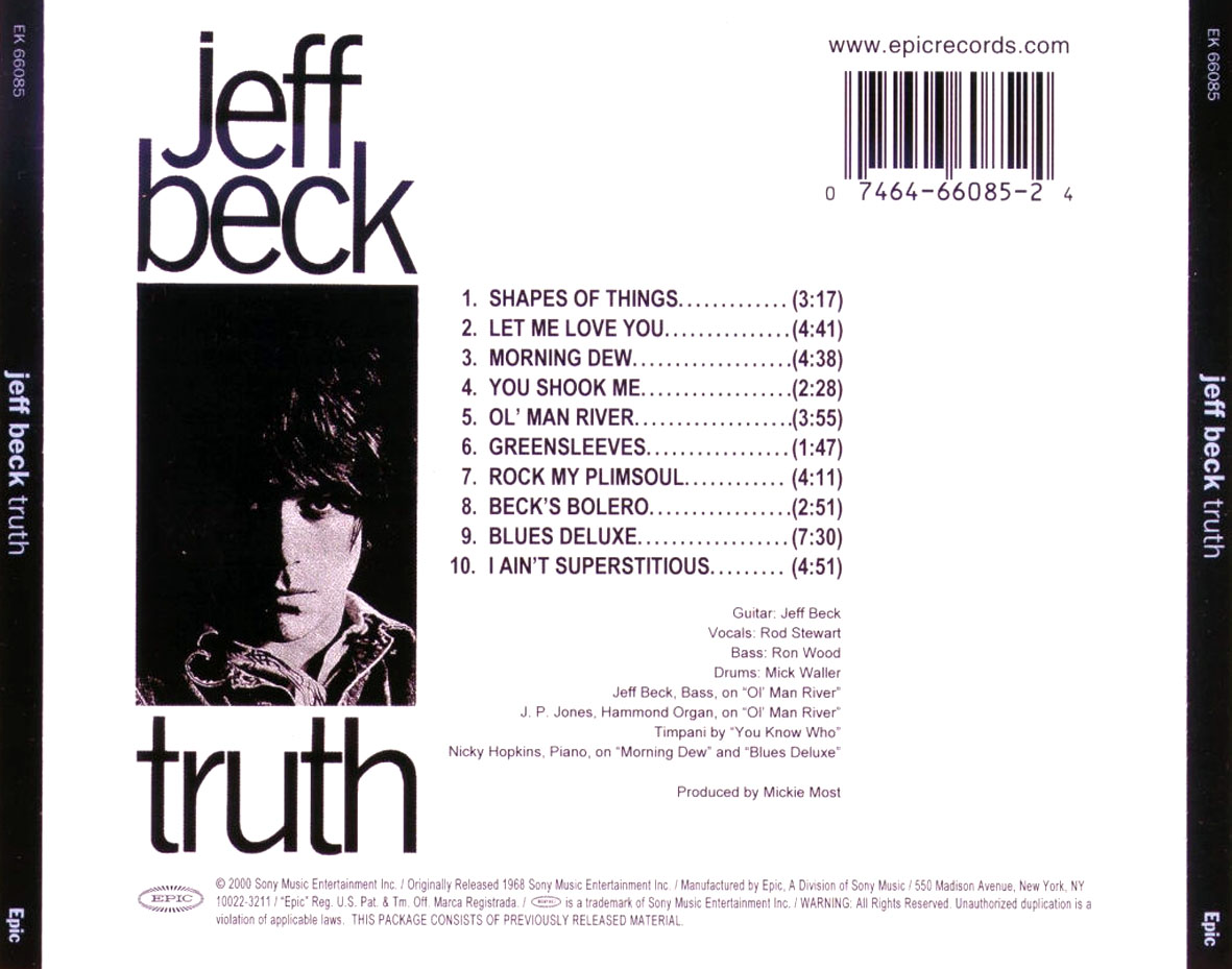 Ay de mi, pecador...: Jeff Beck Group - Truth / Beck-Ola