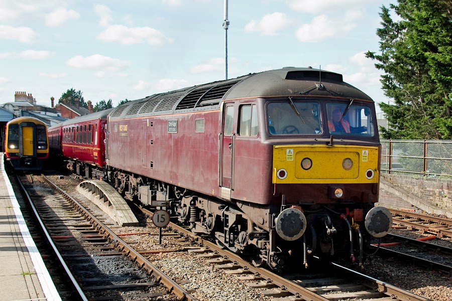 47s and other Classic Power at Southampton: 47746 at Salisbury, 23rd ...