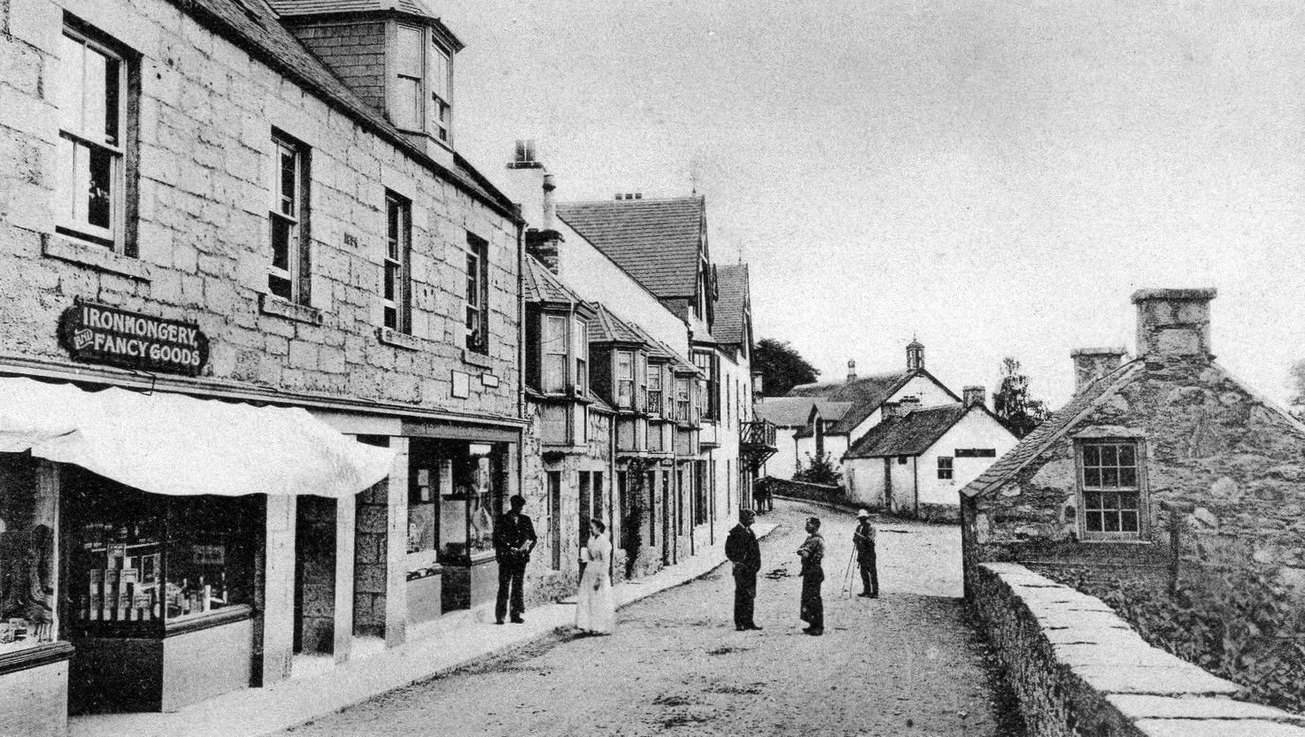 Tour Scotland: Old Travel Blog Photograph Ironmongers Shop Kirkmichael ...