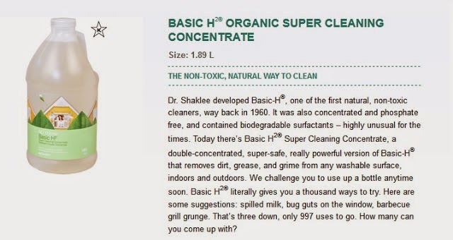 Mommy Afnan: Basic H²™ Organic Super Cleaning Concentrate