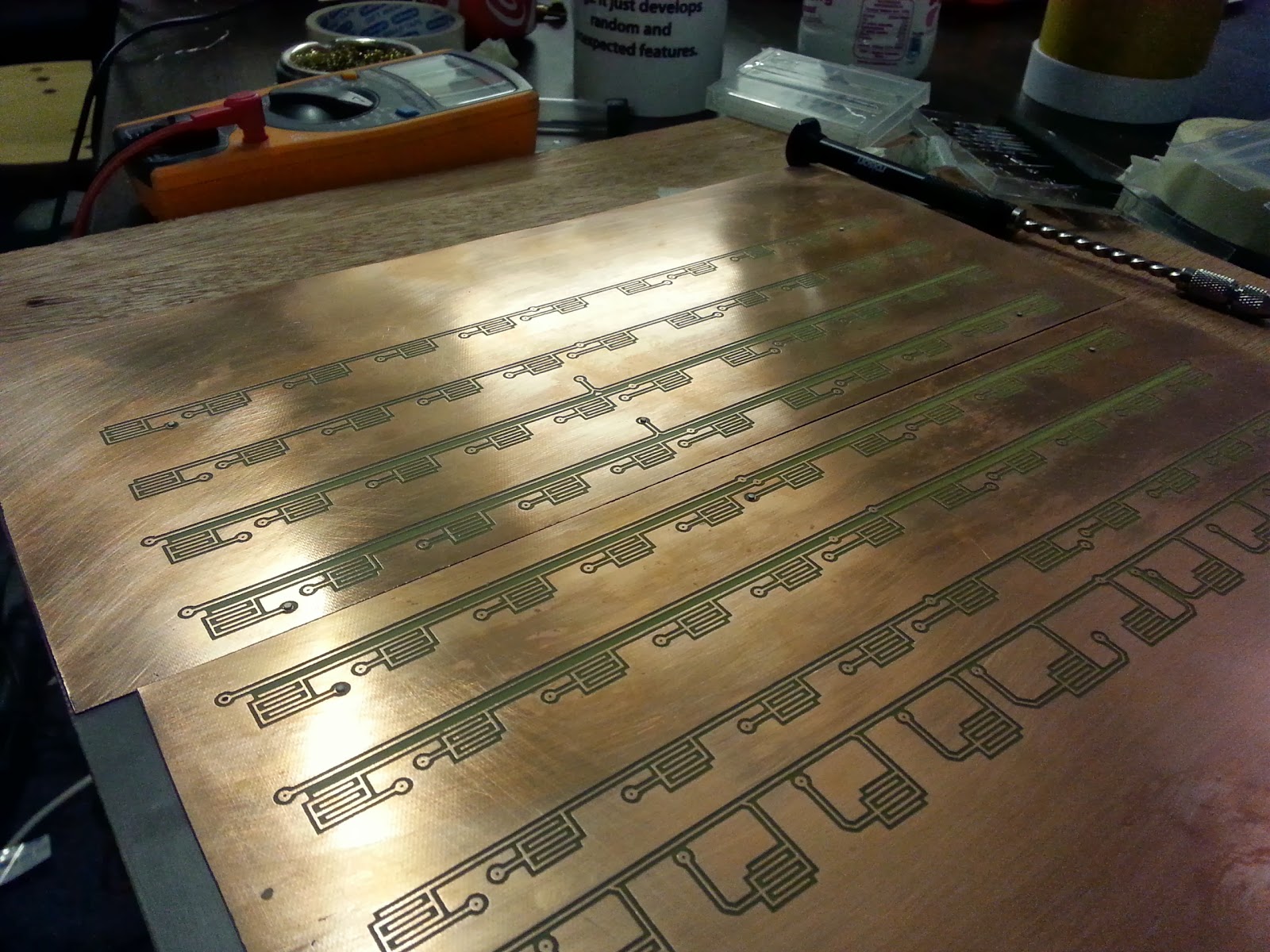 Nerd Club: Laser etching PCBs update. DO bother. It's awesome