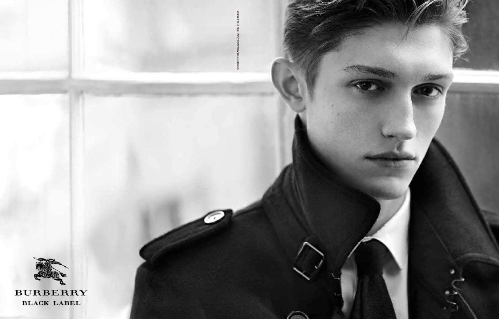 Male Model Otaku: Callum Ball: Burberry Black Label FW13 Campaign