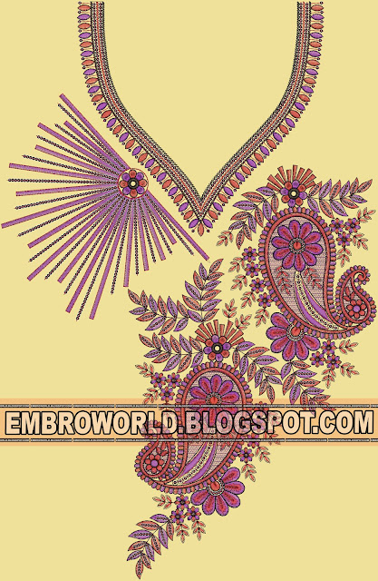 Pakistani stylish fully embroidered Tunic Design - Latest Embroidery ...