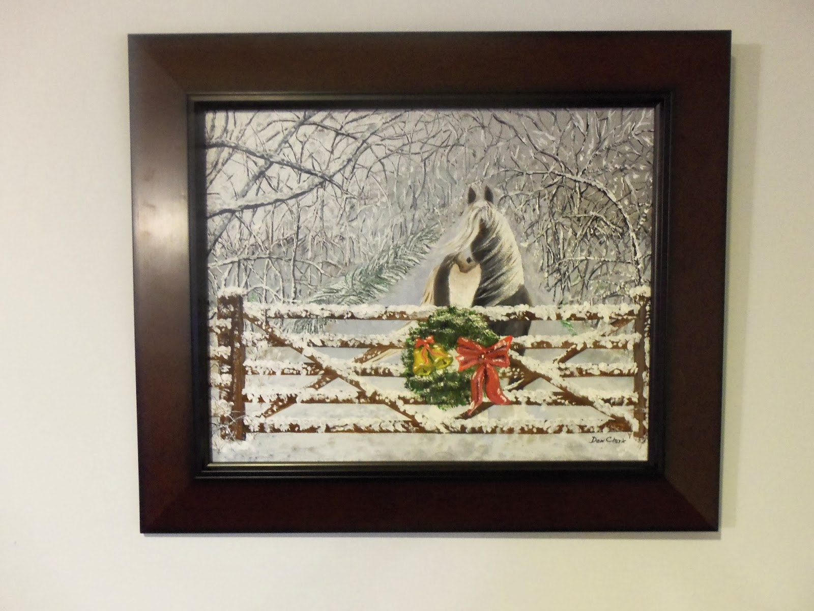 Don Clark Art: horse and truck