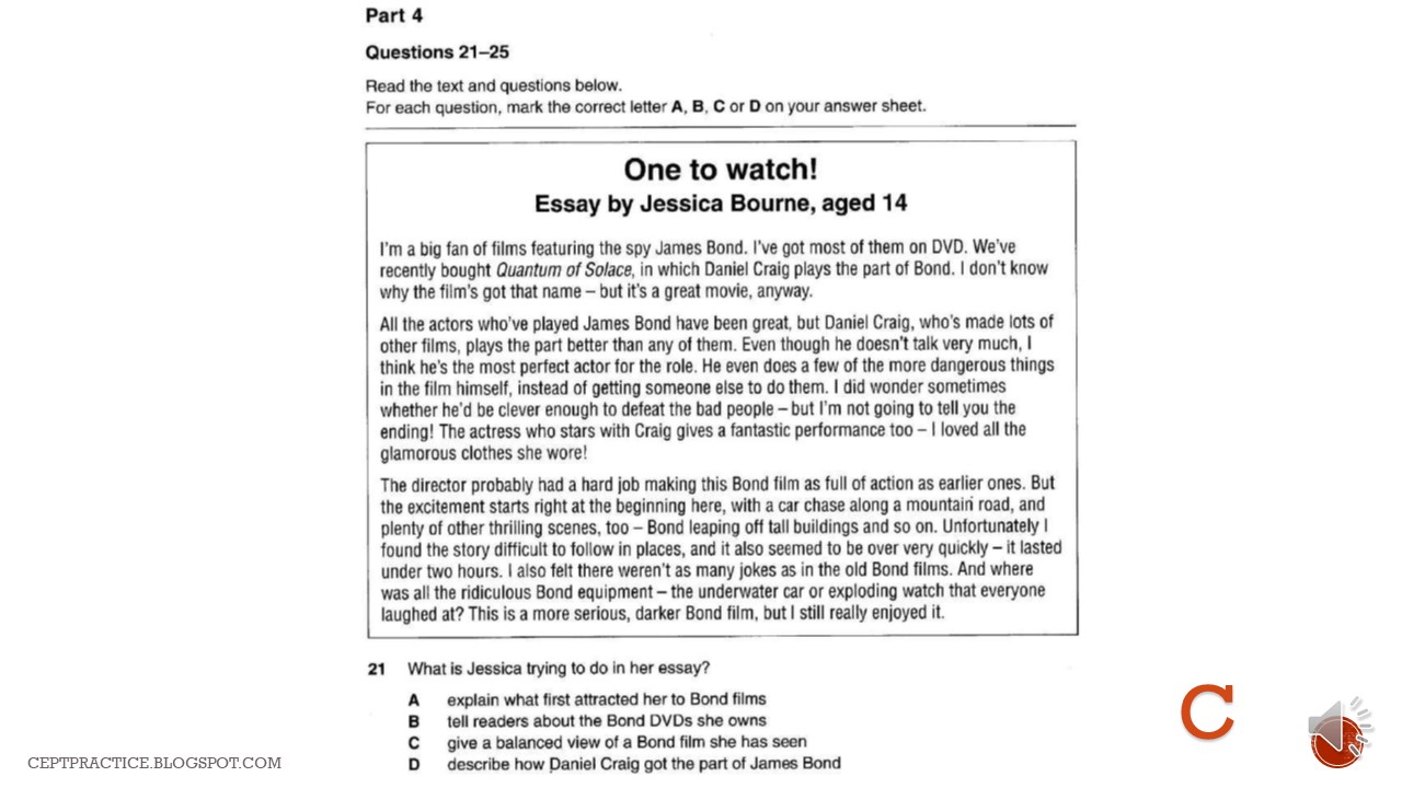 CEPT Practice: CEPT TEST 1