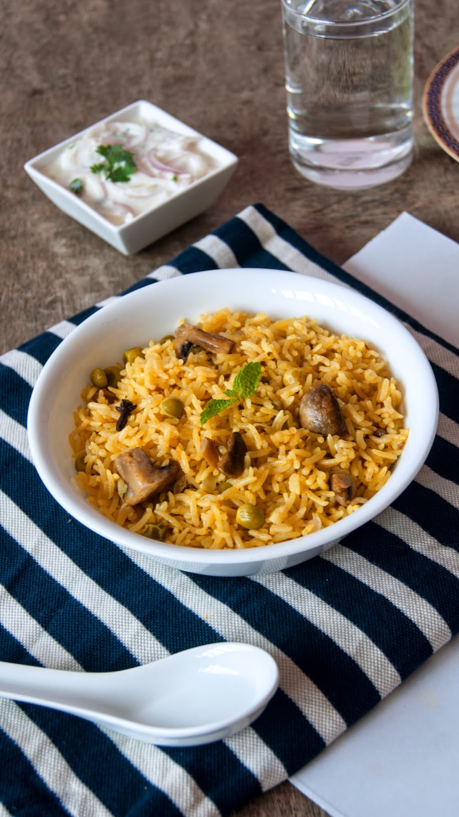 Always Hungry: Mushroom and Green Peas rice