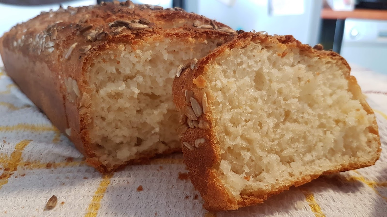 HOMEMADE DELICIOUS BREAD (NO KNEADING, QUICK) ~ Macedonian Cuisine