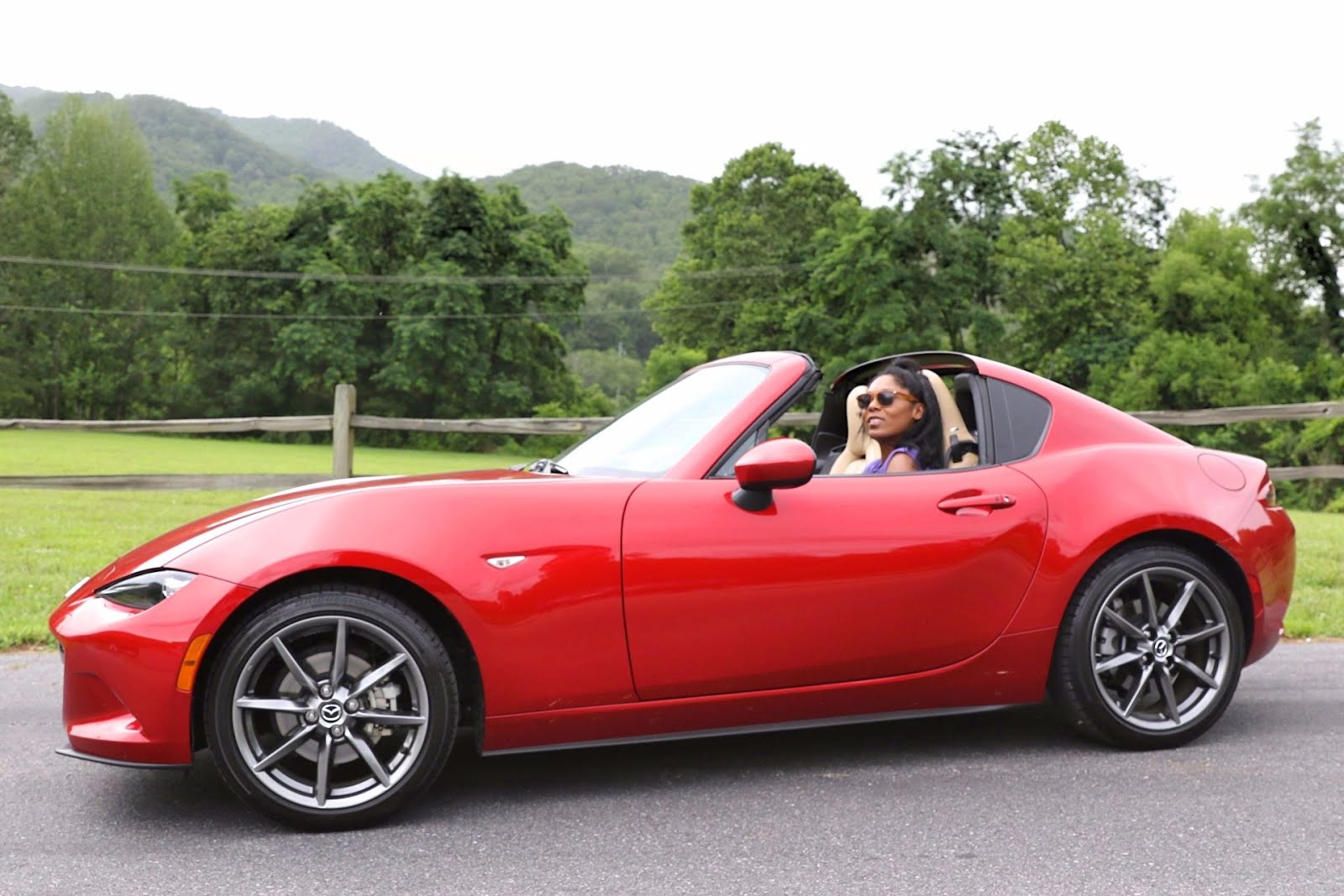 First look at this cherry red drop-top Mazda MX-5 Miata RF - The Daily ...