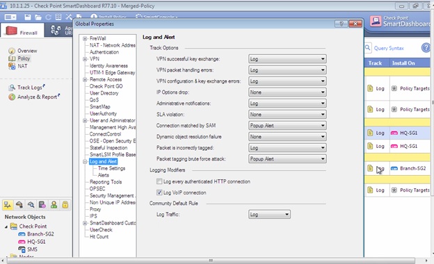 My Check Point CCSA Journal: Check Point SmartView Tracker