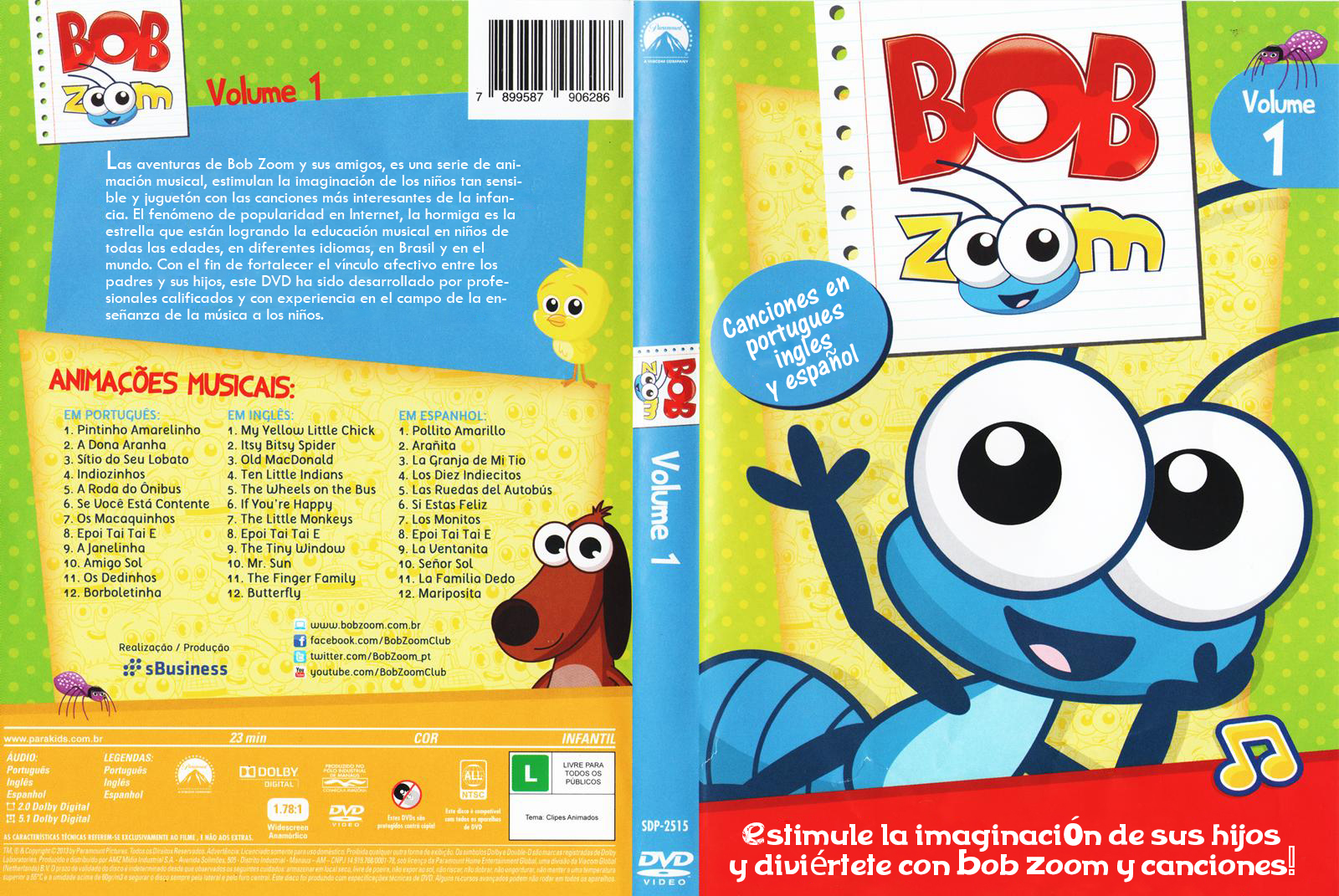 CARATULAS GRATIS DVD: BOB ZOOM VOL 1