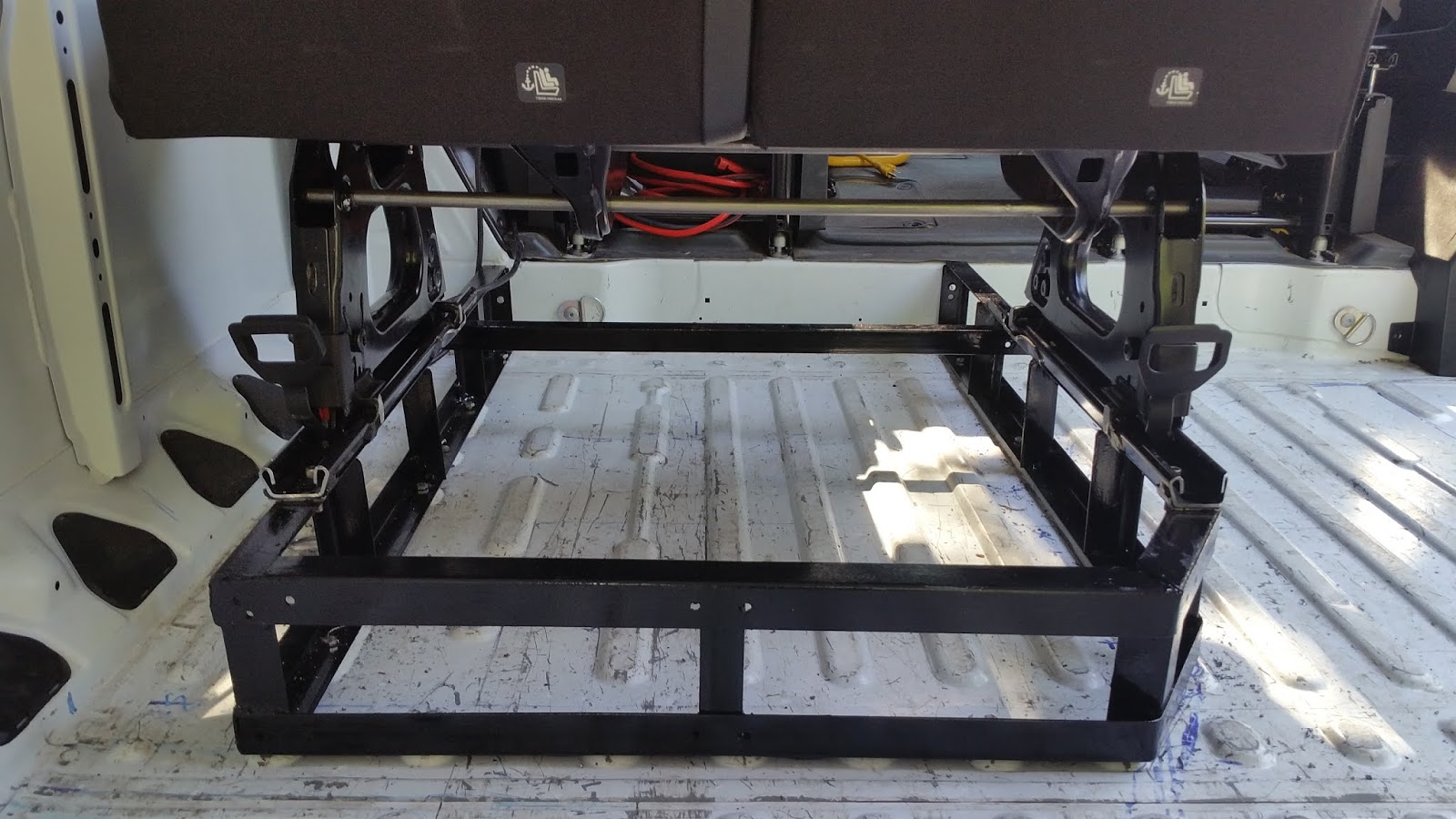 Ultimate Promaster Conversion: Second Row Seat Platform