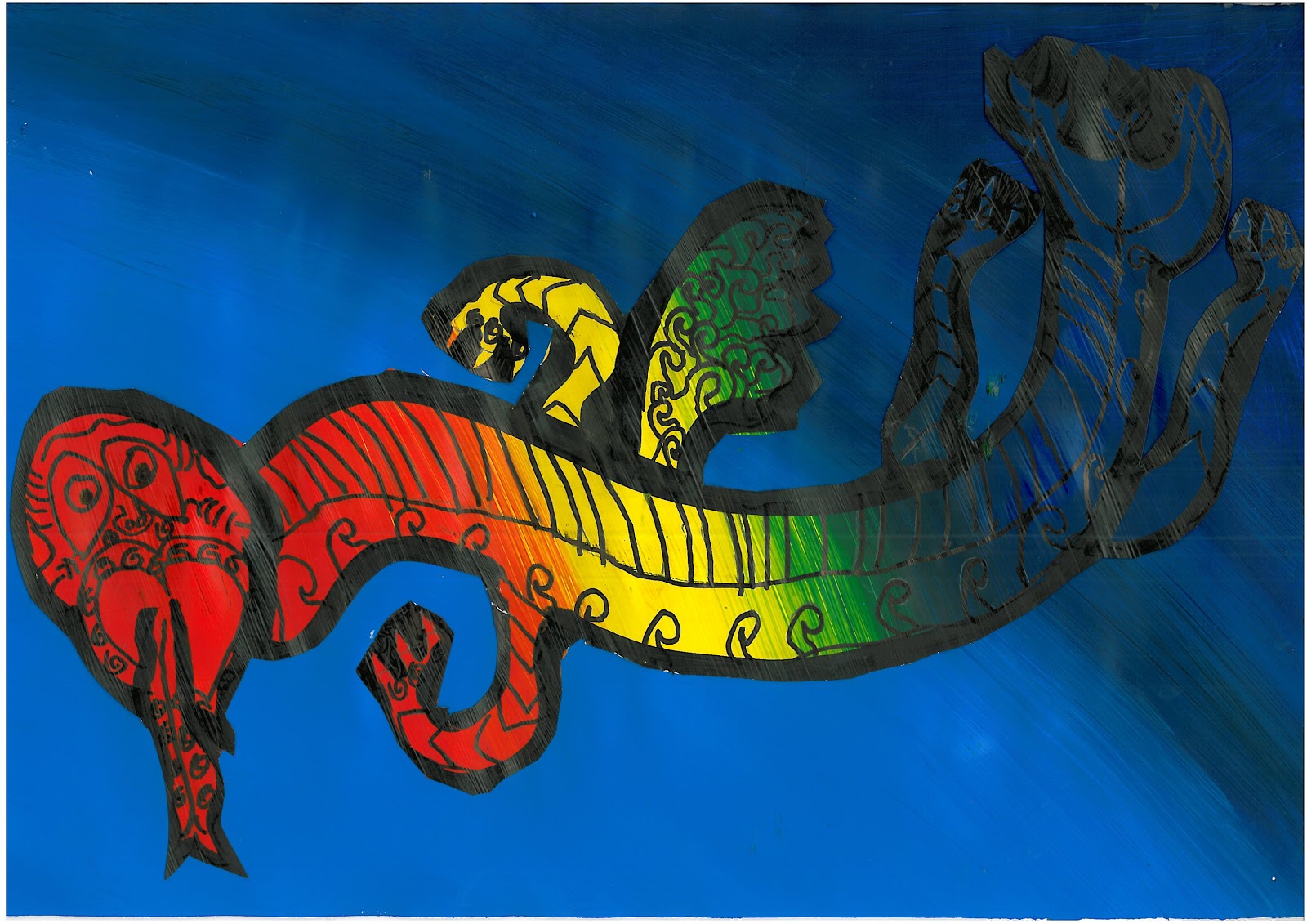 Room 15's Learning Journey: Taniwha Art