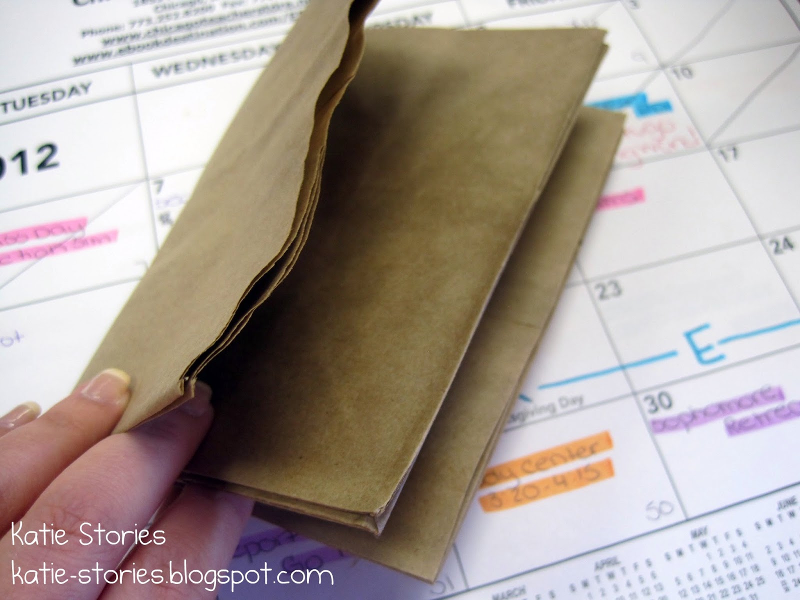 Katie Stories {Scrapbook + Crafting Blog}: How to Make a Paper Bag Mini ...