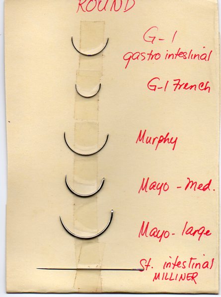 oldfoolrn: Atraumatic Suture Needles
