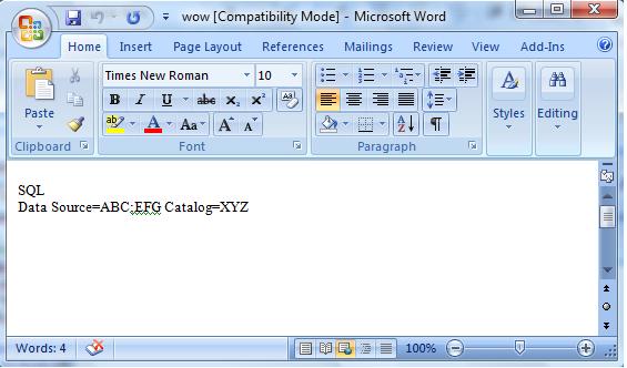 the xmlsqlninja: mdq.XmlTransform -- Part 2: Creating an MS Word Doc