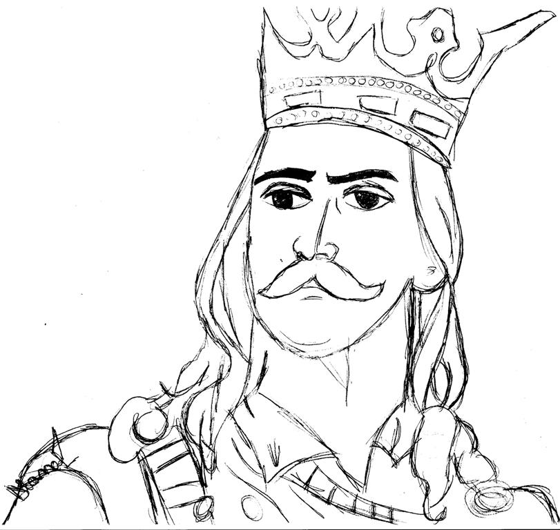 Hristos împărtăşit copiilor: Planşe de colorat cu domnitori români